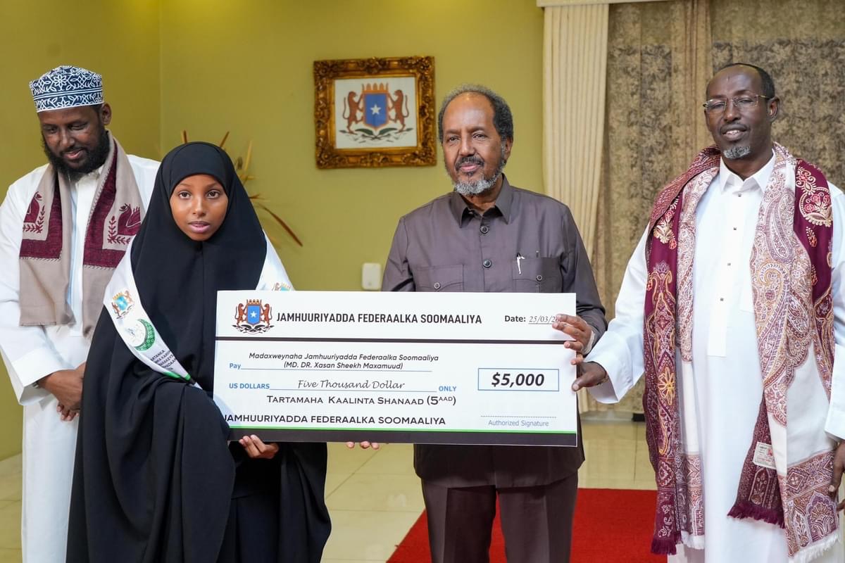 Top Talents Recognized by Somali President in Quran Recitation ...