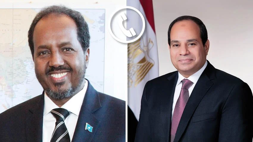 Mohamud. President Abdel Fattah al Sisi received, Thursday a phone call ...